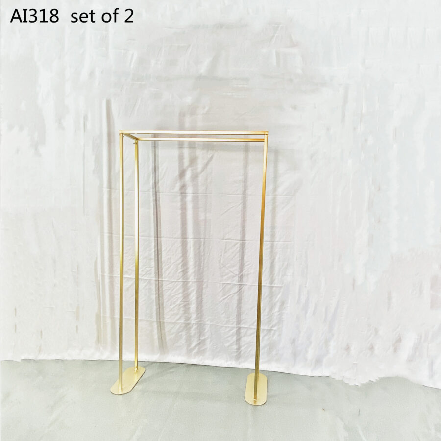 AI318B Square stand GOLD 180*100CM | X&L Flower House/Wedding and Event ...